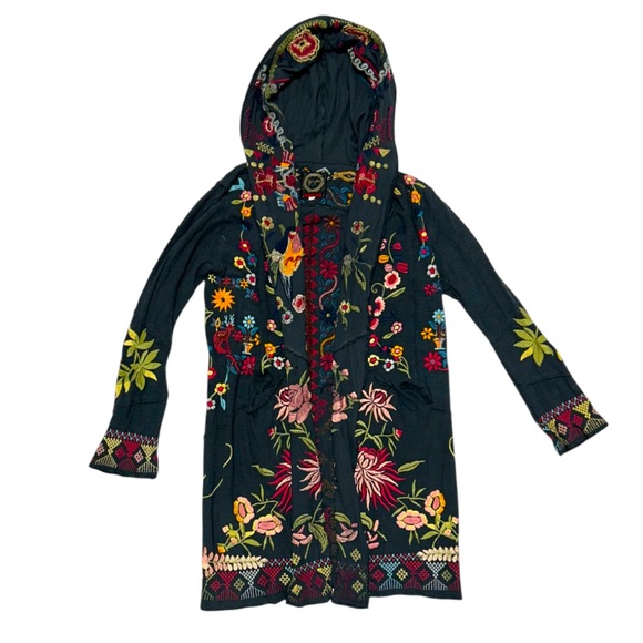 Johnny Was | Sweaters | Johnny Was Womens Biya Floral Embroidered Long ...